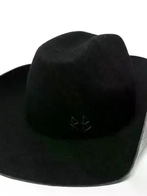 Ruslan Baginskiy Logo Embroidered Felt Hat