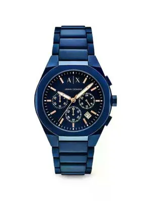 Armani Exchange Chronograph Watch - Blue