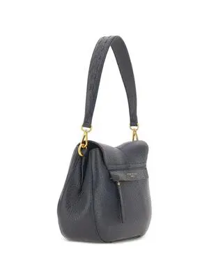 GIANNI CHIARINI Helena Round Leather Shoulder Bag