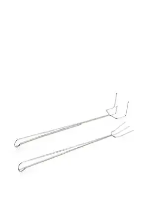 HAY Triple-prong Fire Fork - Silver