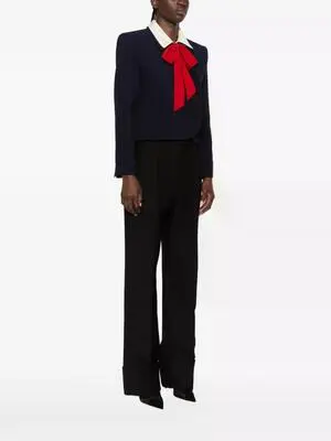 Valentino Garavani Bow-detail Cropped Jacket