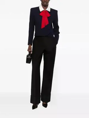 Valentino Garavani Cropped Jacket With Bow Detail