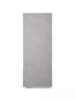 Peserico Sequin-embellished Frayed Scarf - Grey
