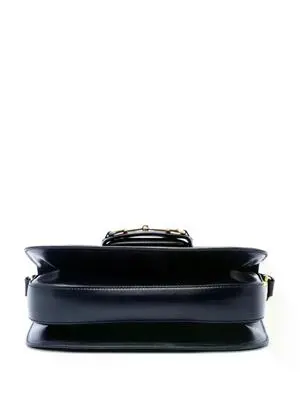 Gucci 2016-2026 Medium Leather Web 1955 Horsebit Shoulder Bag