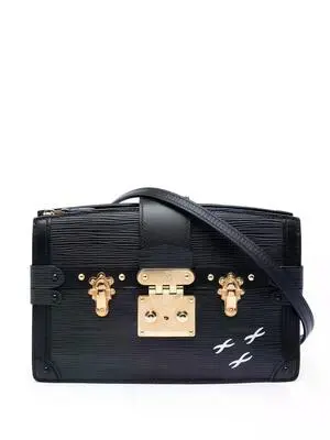 LOUIS VUITTON 2018 Epi Trunk Clutch Crossbody Bag - Black