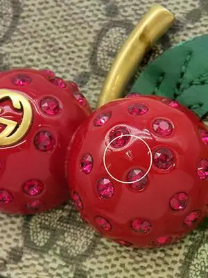 Gucci 2000-2015 Mini Gg Supreme Cherry Crossbody Bag