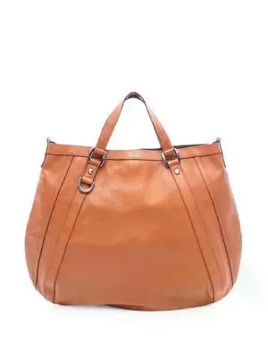 Gucci 00s Abbey Leather Tote Bag