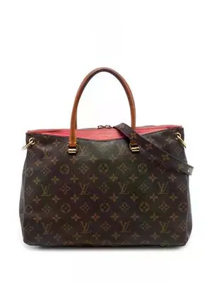LOUIS VUITTON 2014 Monogram Pallas Mm Satchel - Brown