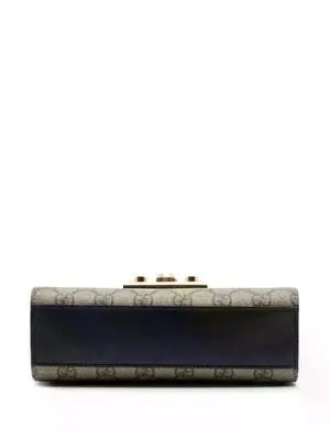 Gucci Gg Supreme Padlock Crossbody Bag