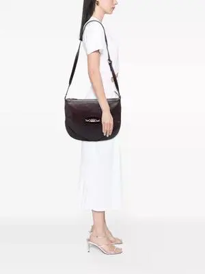 Gucci 2000-2015 Guccissima Punch Crossbody Bag - Brown