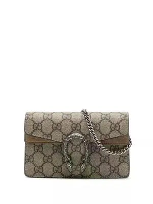Gucci 2016-2026 Mini Gg Supreme Dionysus Crossbody Bag - Neutrals