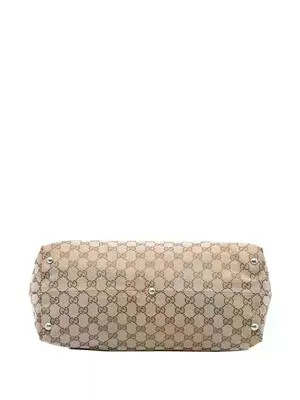Gucci 2016-2026 Gg Canvas Icon Bit Tote Bag