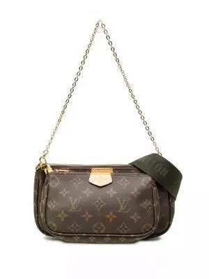 LOUIS VUITTON 2021 Monogram Multi Pochette Accessoires Satchel - Brown