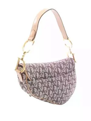 Dior 2010-2026 Diorissimo Canvas Saddle Bag Shoulder Bag