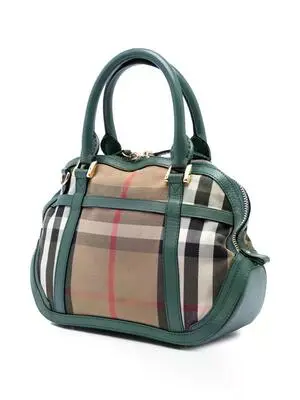 Burberry Canvas Bridle Orchard Satchel - Neutrals