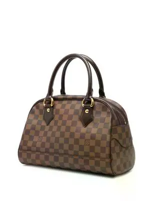 LOUIS VUITTON 2010 Damier Ebene Duomo Handbag
