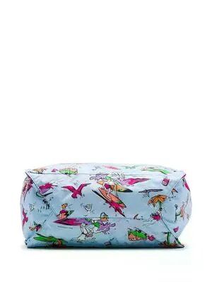 Prada 2021-2026 Tessuto Stampato Surf Tote Bag