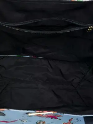 Prada 2021-2026 Tessuto Stampato Surf Tote Bag