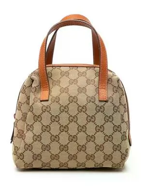 Gucci 2000-2015 Mini Gg Canvas Balthus Tofu Bag Handbag