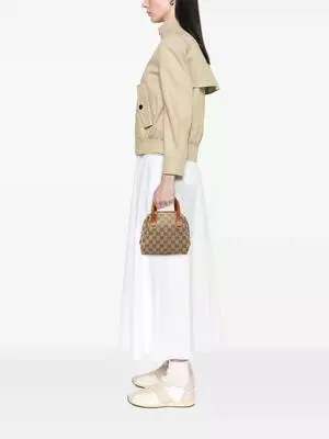 Gucci 2000-2015 Mini Gg Canvas Balthus Tofu Bag Handbag