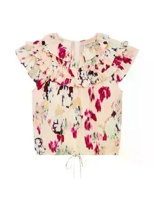 Ulla Johnson Eleonore Ruffled Floral-print Top