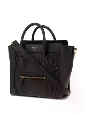 Celine Luggage Two-way Handbag - Black