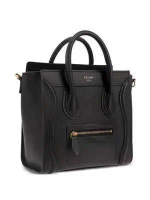 Celine Luggage Two-way Handbag - Black