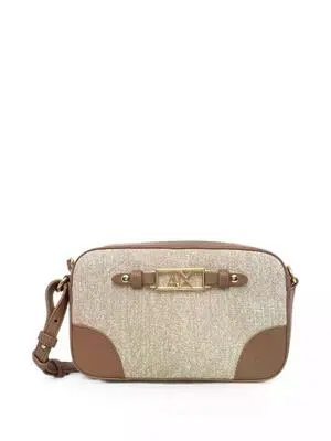 Armani Exchange Polly Logo-plaque Cross Body Bag - Brown