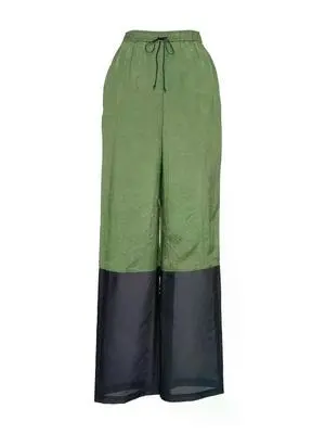 MULLER OF YOSHIOKUBO Two-tone Drawstring Trousers