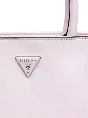 Guess Logo Plaque Tote Bag