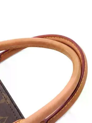LOUIS VUITTON Monogram Sac Plat Tote Bag - Brown