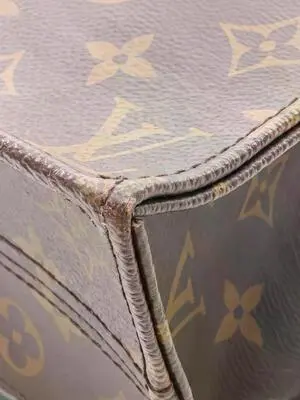 LOUIS VUITTON Monogram Sac Plat Tote Bag - Brown