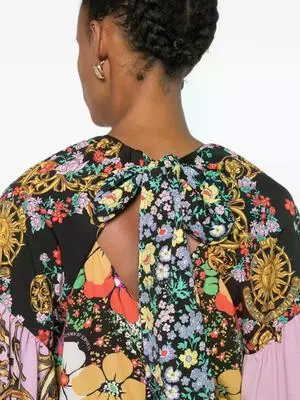 Versace Floral-print Mini Dress