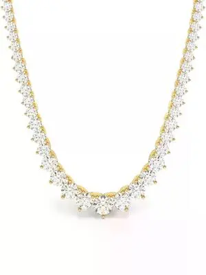 DIAMOND ESSENTIALS Diamond Graduated Necklace - Gold