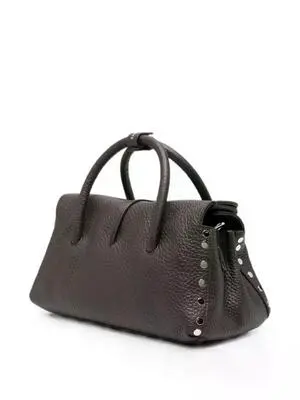 ZANELLATO Small Dotta Centauro Pebble-grain Tote Bag