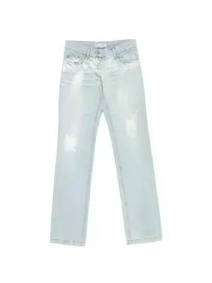 Dolce & Gabbana 2000s Bleached-effect Jeans - Blue