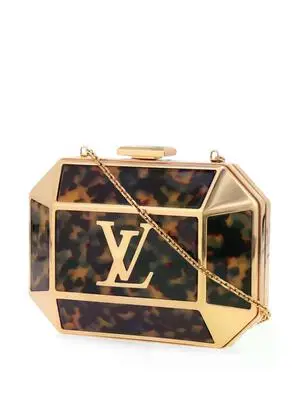 LOUIS VUITTON 2020s Tortoiseshell-effect Clutch Bag
