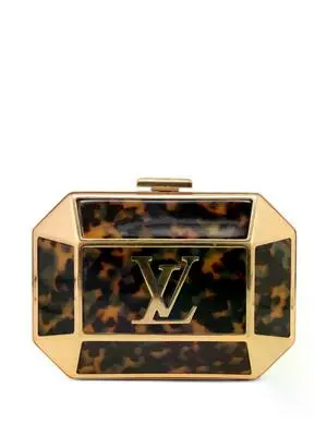 LOUIS VUITTON Louis Vuitton 2020s Tortoiseshell-Effect Clutch Bag