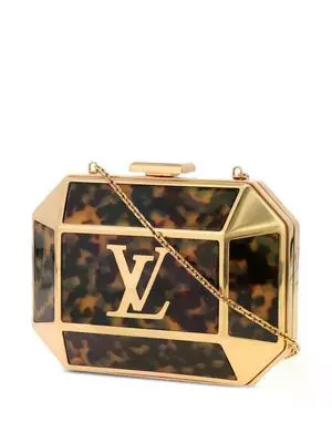 LOUIS VUITTON 2020s Tortoiseshell-effect Clutch Bag