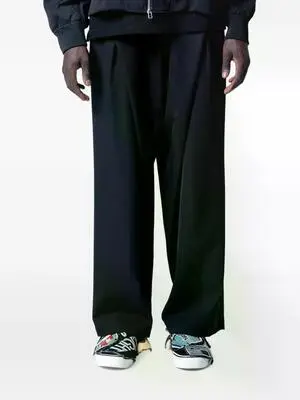 YOSHIOKUBO Pleated Wide-leg Trousers