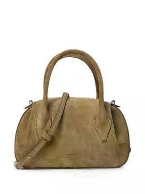 Yuzefi Mini Oyster Duffle Suede Handbag
