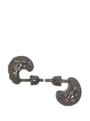 MARIA BLACK Tryvann Popcorn Ovate-shape Earrings