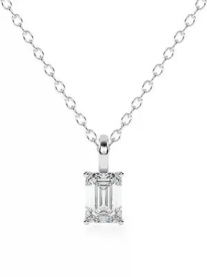 DIAMOND ESSENTIALS Diamond-pendant Necklace - Silver