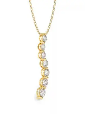 DIAMOND ESSENTIALS Journey Diamond Pendant Necklace