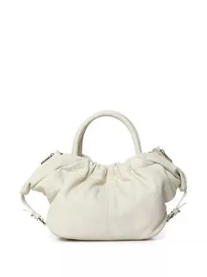 BIASIA Logo Detail Ruched Shoulder Bag