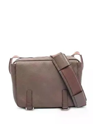 Loewe Military Leather Messenger Bag - Brown