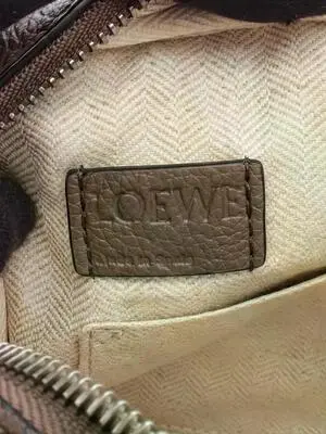 Loewe Military Leather Messenger Bag - Brown
