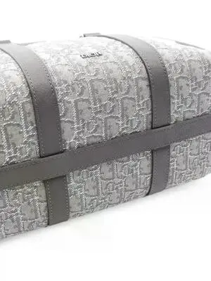 Dior 2010s Lango Oblique-pattern Tote Bag