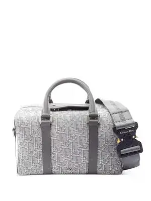 Dior Oblique Patterned Tote Bag - Grey