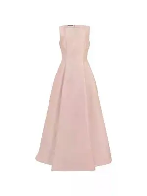 Alberta Ferretti Sleeveless Flared-skirt Maxi Dress